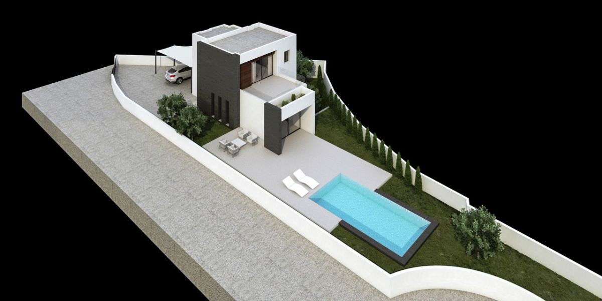 A luxurious modern villa with a private swimming pool - tripinvest.es